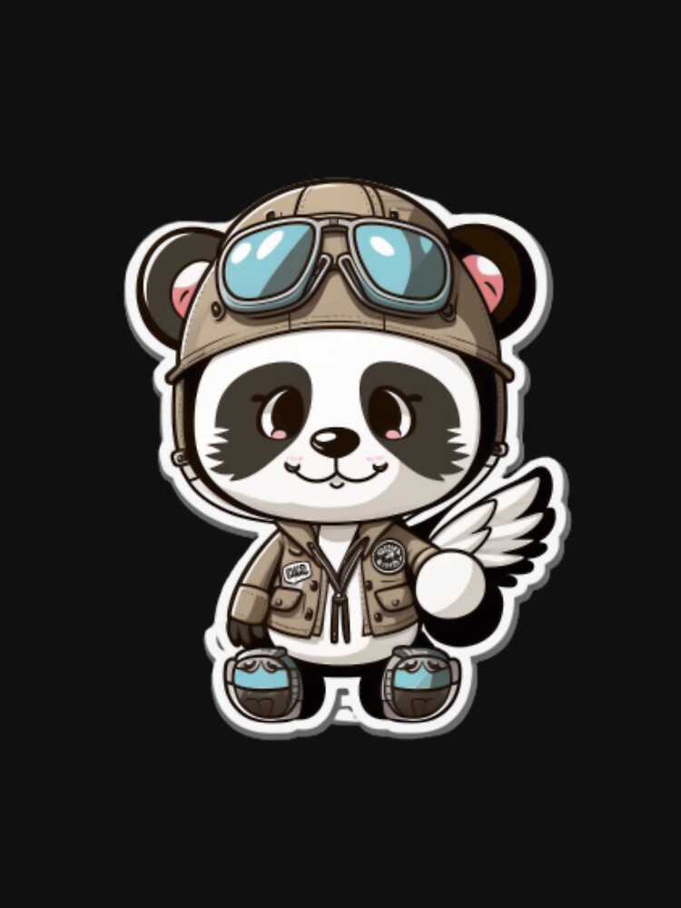 "Aviator panda national panda day 2023, Summer Panda Genie" T-shirt for ...