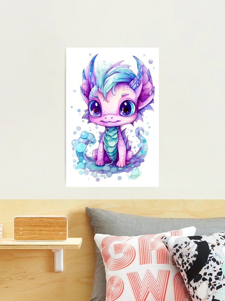 Chibi Wasserdrache Baby Water Dragon Etsy.de