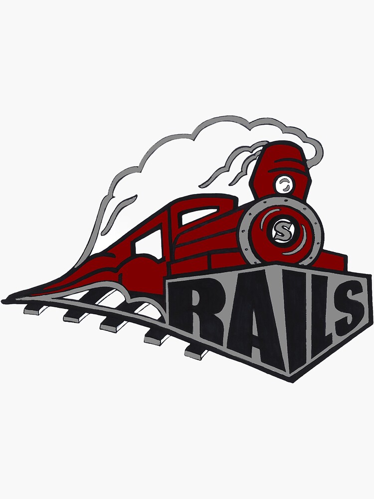 "Spooner Rails" Sticker for Sale by chig-bungus | Redbubble