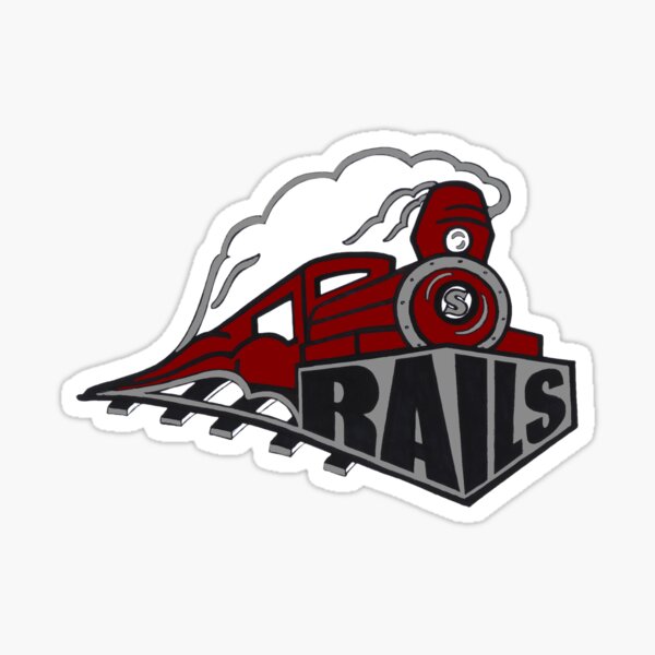 "Spooner Rails" Sticker for Sale by chig-bungus | Redbubble