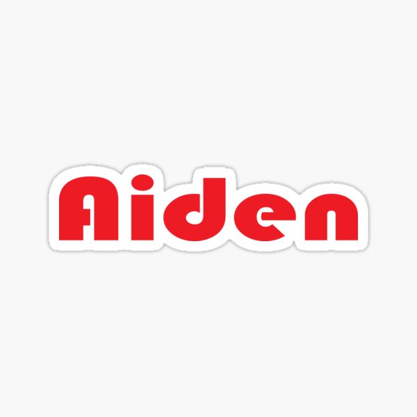"Aiden My Name Is Aiden " Sticker for Sale by ProjectX23 | Redbubble