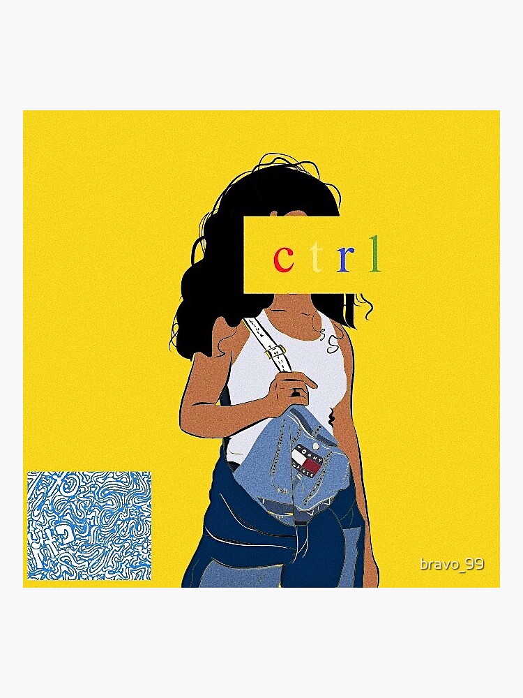"sza ctrl alternate cover" Sticker for Sale by mtrbravo | Redbubble