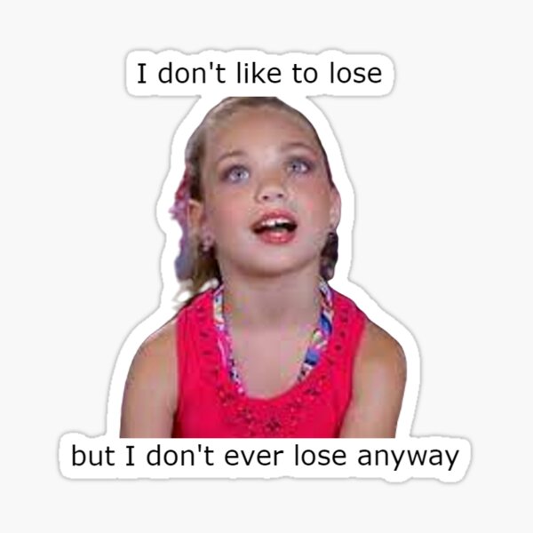 "I don't like to lose but I don't ever lose anyway" Sticker for Sale by ...