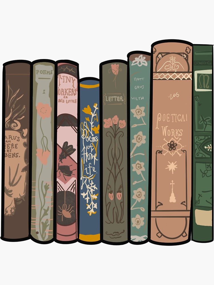 "I have an Inner Librarian Bookworm Dark Academia Aesthetic46" Sticker ...