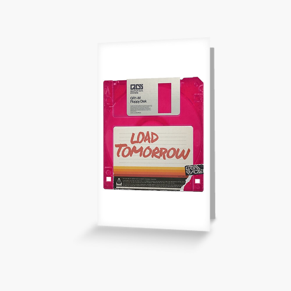 "Load Tomorrow 3.5 Floppy Disk : Red Edition" Sticker for Sale by ...