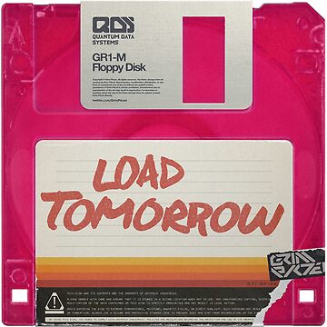 "Load Tomorrow 3.5 Floppy Disk : Red Edition" Sticker for Sale by ...