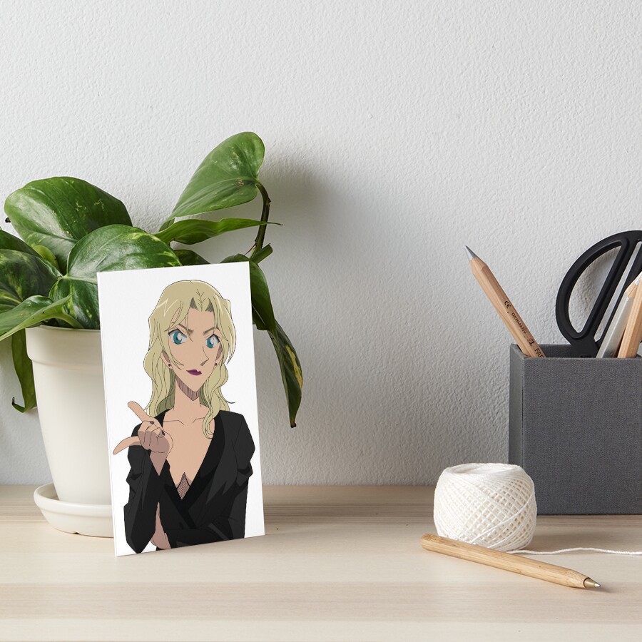 Vermouth Detective Conan Art Board Print For Sale By Arwain Redbubble