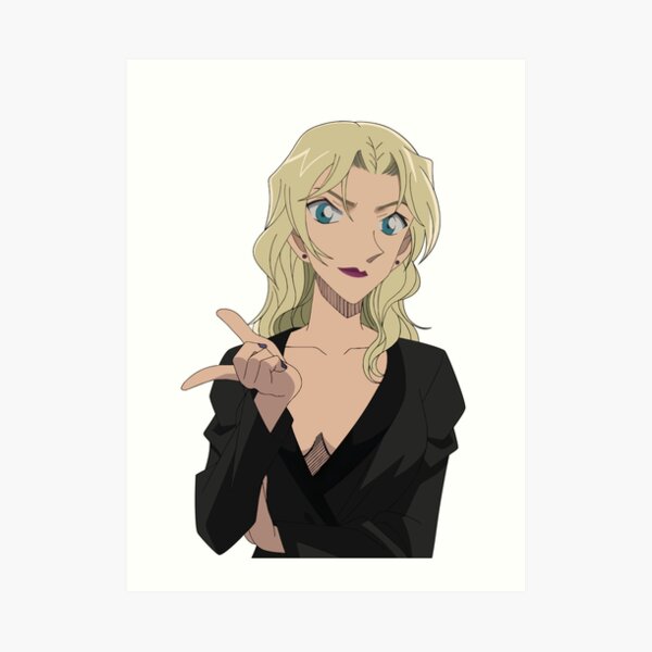 "Vermouth - Detective Conan" Art Print for Sale by Arwain | Redbubble