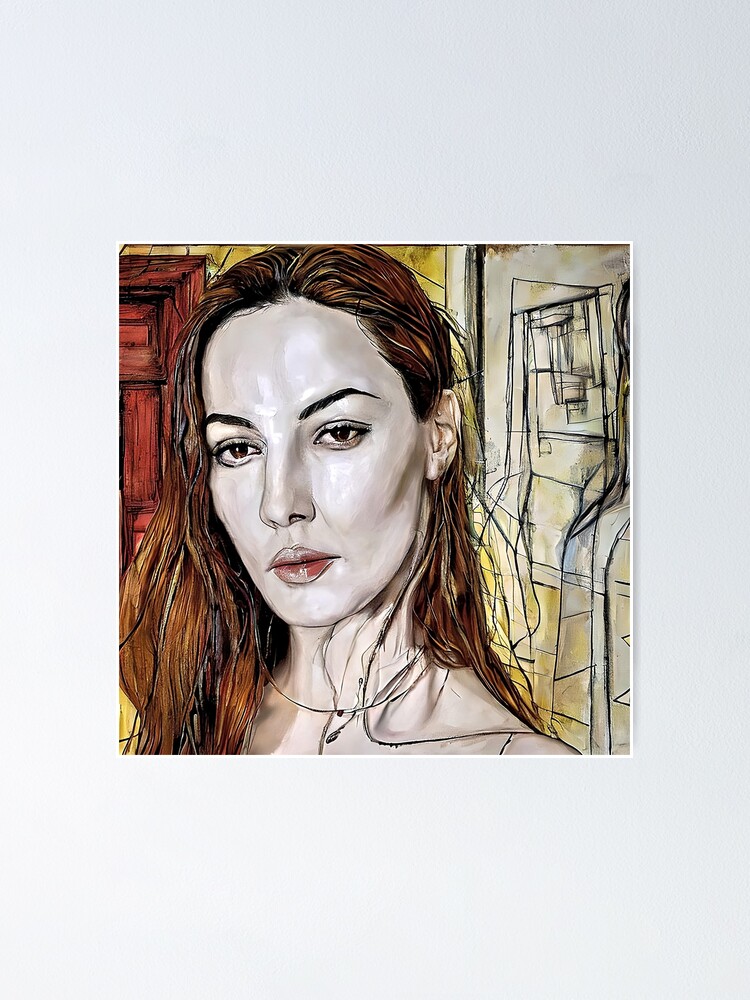 "Sketch of Monica's face" Poster for Sale by bogfl | Redbubble