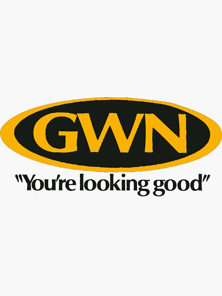"GWN You're looking good" Sticker for Sale by GoalieTurtle | Redbubble