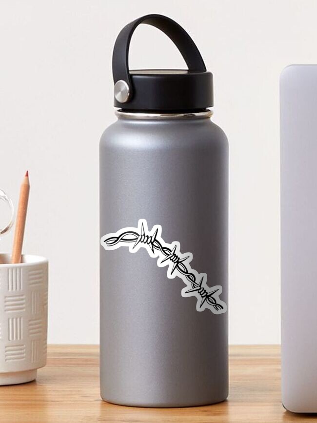 "barbed wire" Sticker for Sale by PARADOXPIXIE | Redbubble