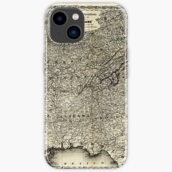"The Lost Cause, Civil War Map (1861-1865)" iPhone Case for Sale by ...