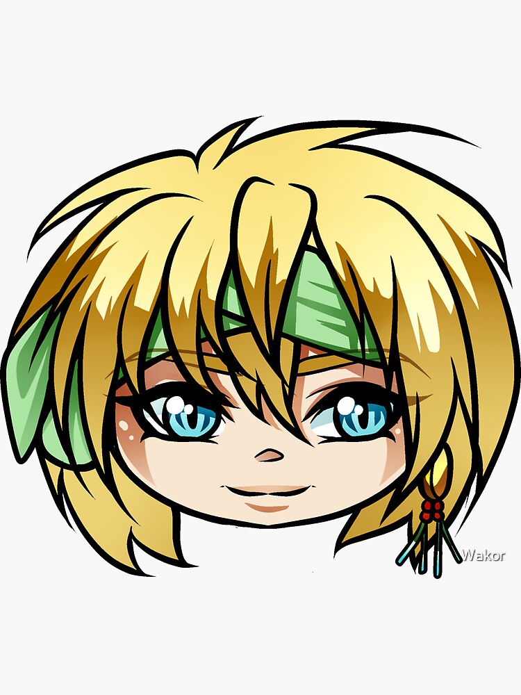 "Zeno -- Akatsuki no Yona Sticker" Sticker by Wakor | Redbubble