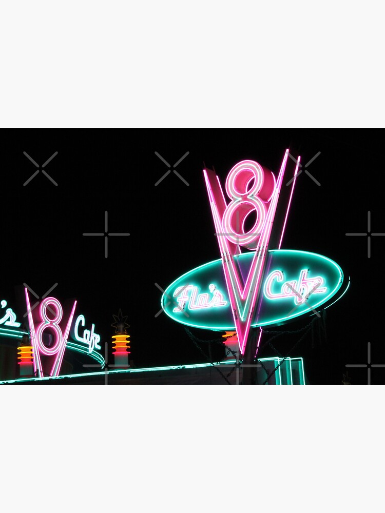 "Flo's V8 Cafe" Sticker by magicbyalexis | Redbubble