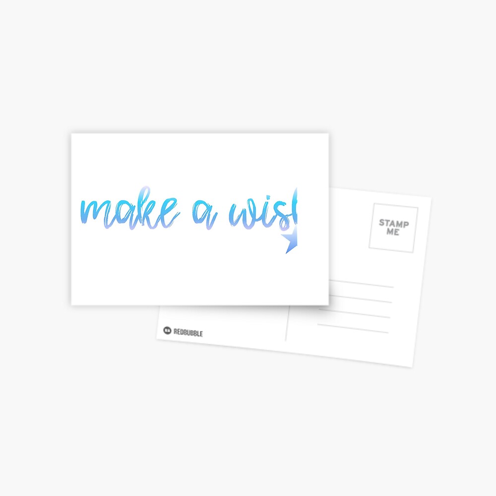 "MAKE A WISH" Sticker for Sale by ayavlasoff | Redbubble