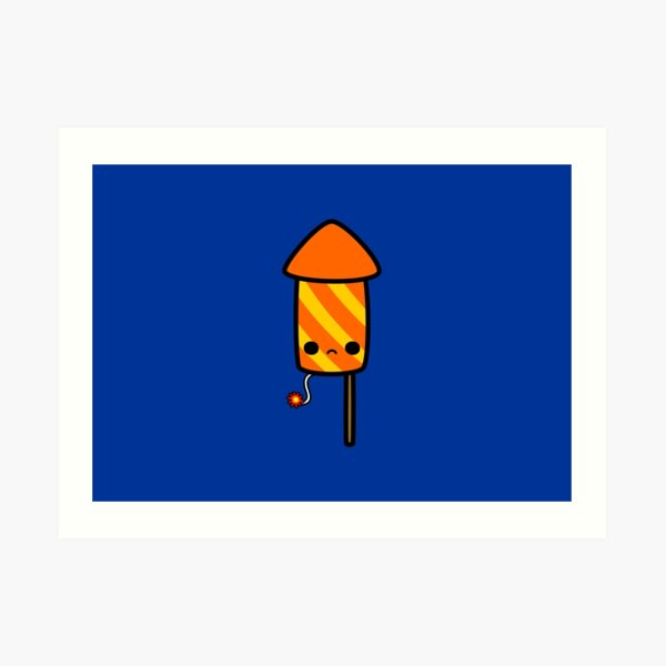 "Cute firework" Art Print by peppermintpopuk | Redbubble