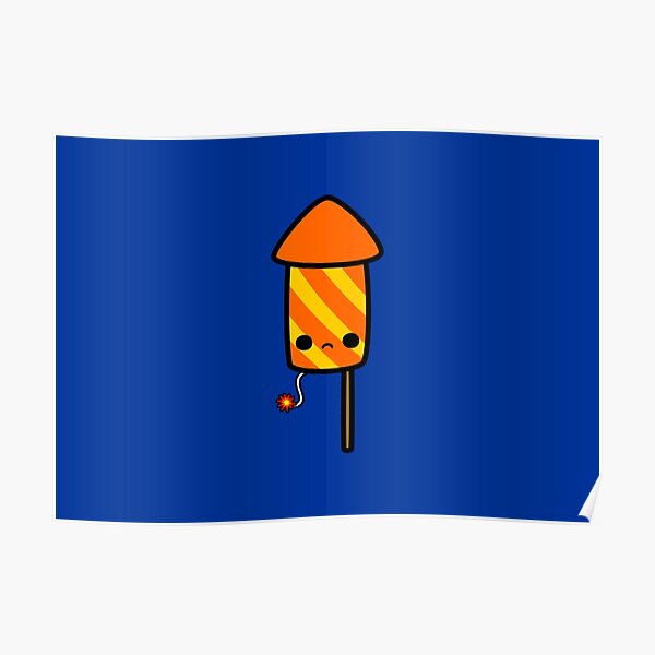 "Cute firework" Poster for Sale by peppermintpopuk | Redbubble