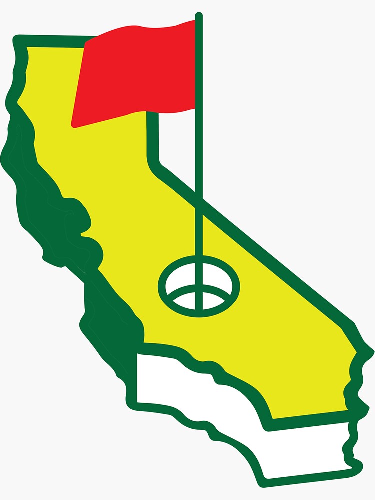 "The Masters 2023 California Logo" Sticker for Sale by tbinge | Redbubble
