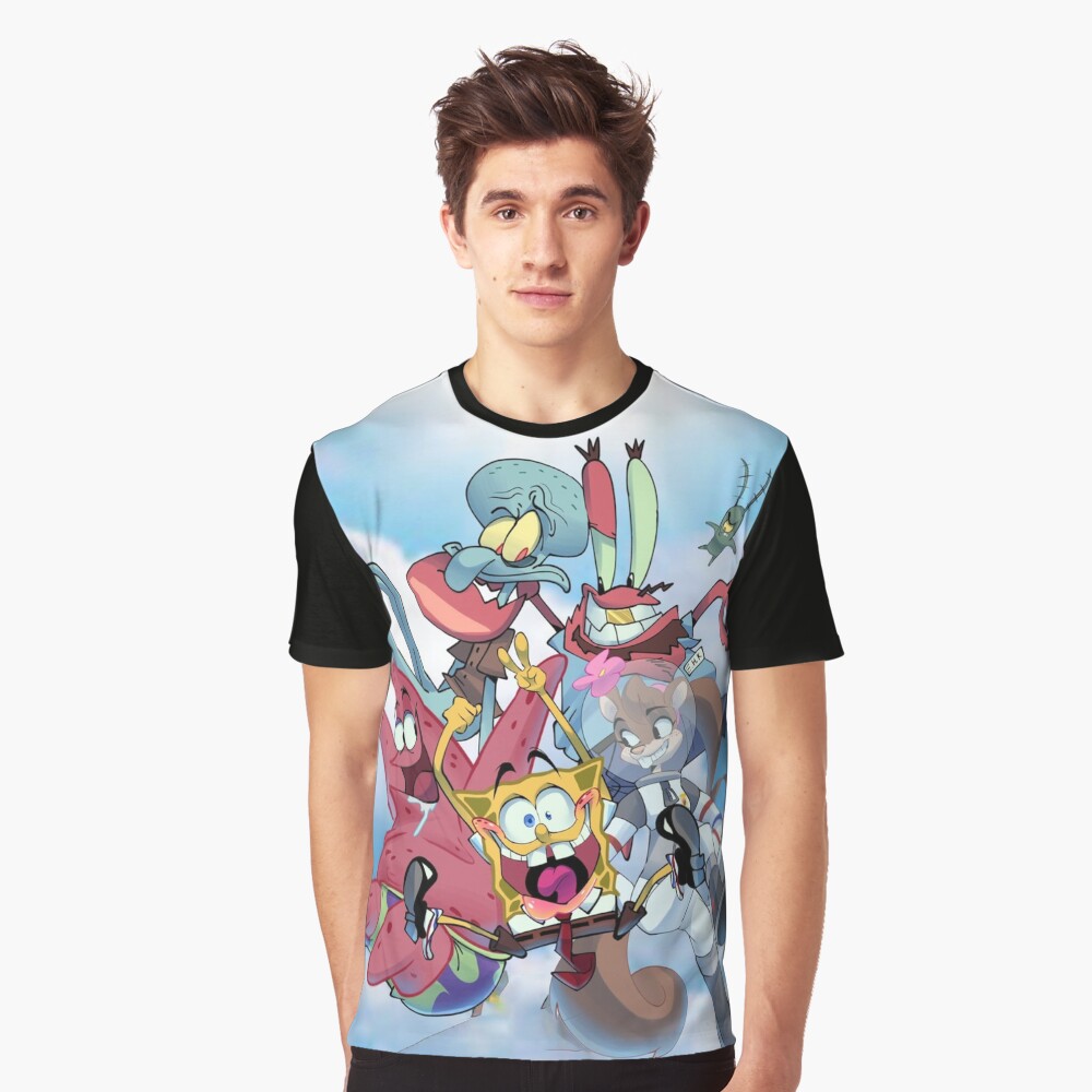 "Spongebob SquarePants Family Fanart Merch" Sticker for Sale by ...