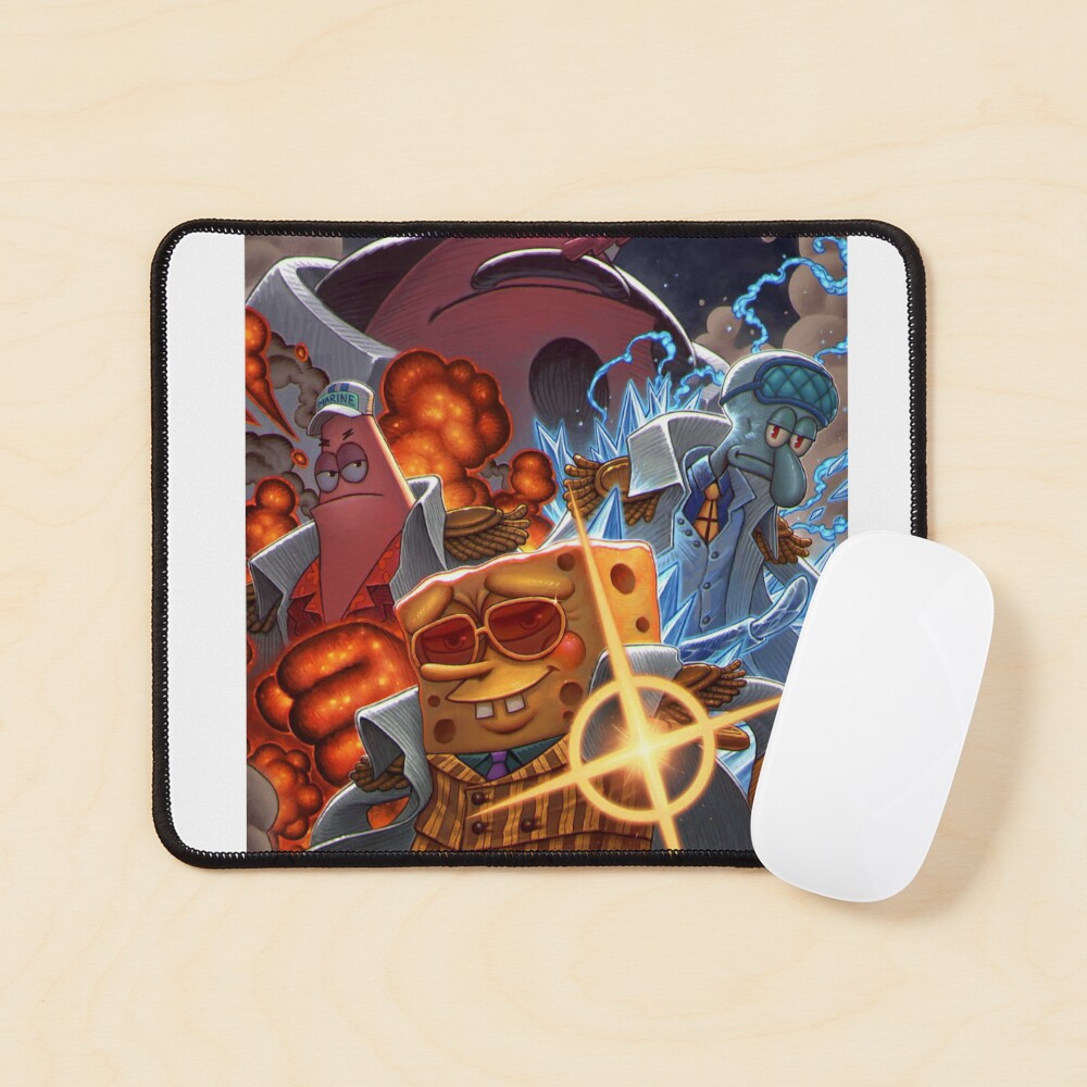 "Spongebob SquarePants Mafia Fanart Merch" Sticker for Sale by ...