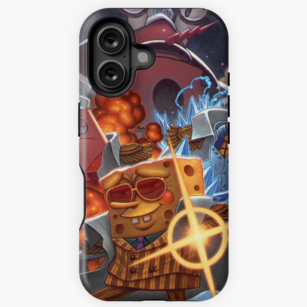 "Spongebob SquarePants Mafia Fanart Merch" Sticker for Sale by ...