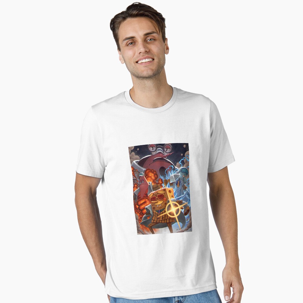 "Spongebob SquarePants Mafia Fanart Merch" Sticker for Sale by ...