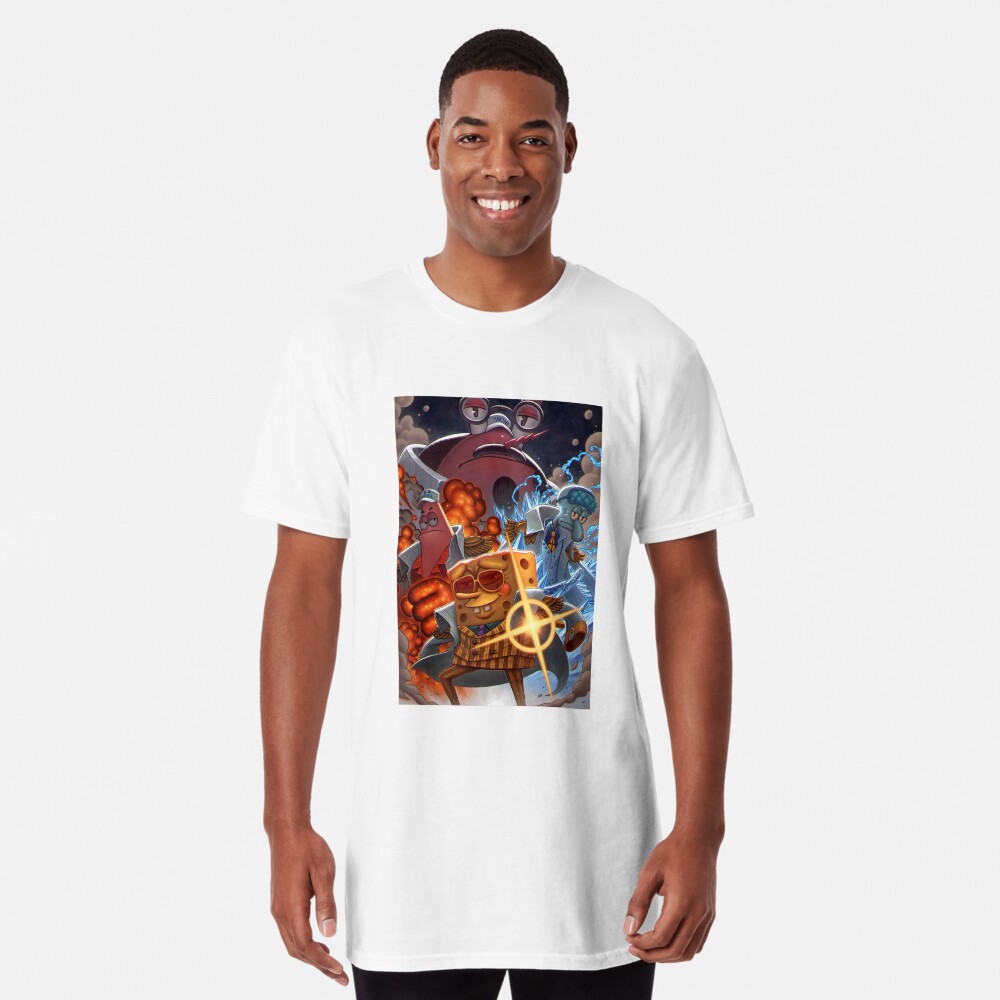 "Spongebob SquarePants Mafia Fanart Merch" Sticker for Sale by ...