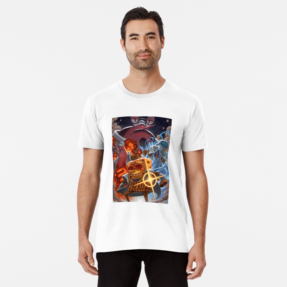 "Spongebob SquarePants Mafia Fanart Merch" Sticker for Sale by ...