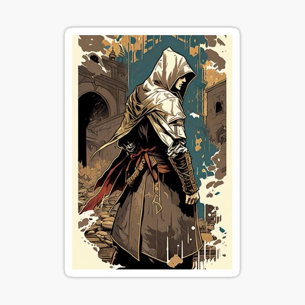 "Assassin's Creed" Sticker for Sale by Happy Ghost | Redbubble