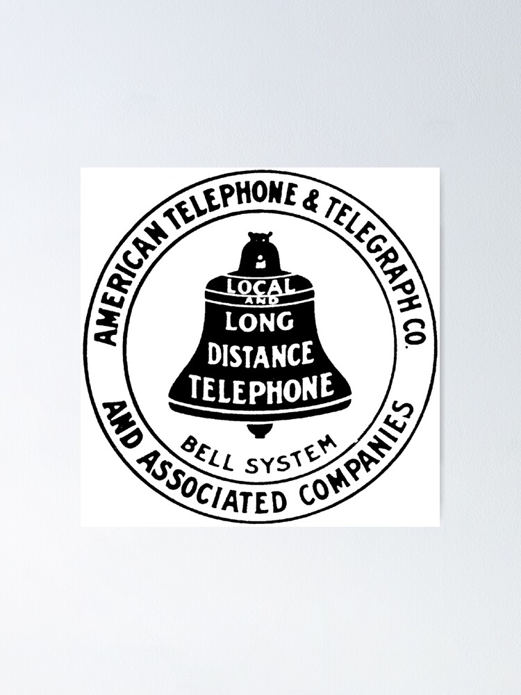 "Bell System (AT&T) Long Distance Telephone Vintage Logo" Poster for ...