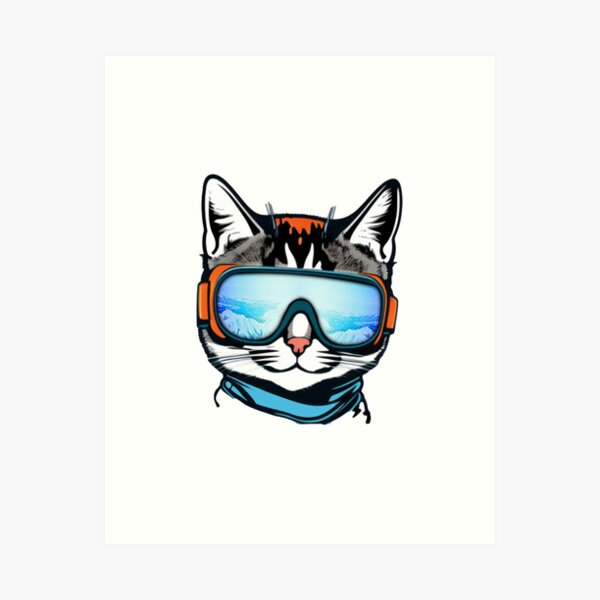 Cartoon Ski Goggles Art Prints for Sale | Redbubble