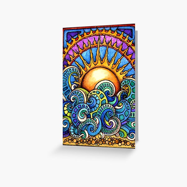 Hippie Greeting Cards | Redbubble