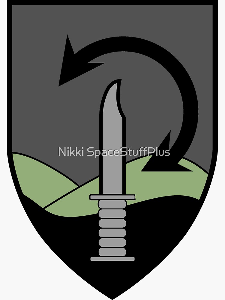"The IDF's "OZ" Commando Unit Badge" Sticker for Sale by Spacestuffplus ...