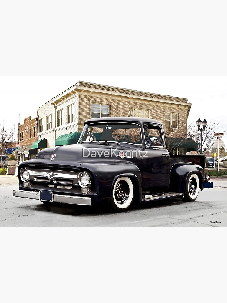 "1956 Ford F100 Stepside Pickup I" Canvas Print for Sale by DaveKoontz ...