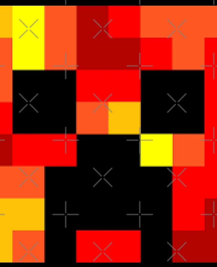 "A Face Pixel Fire Skin Art" iPad Case & Skin for Sale by Angellisa ...