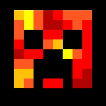 "A Face Pixel Fire Skin Art" Poster for Sale by Angellisa | Redbubble