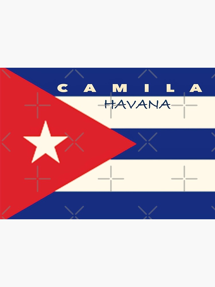Camila Cabello Havana Flag Poster By Alishaburden00 Redbubble