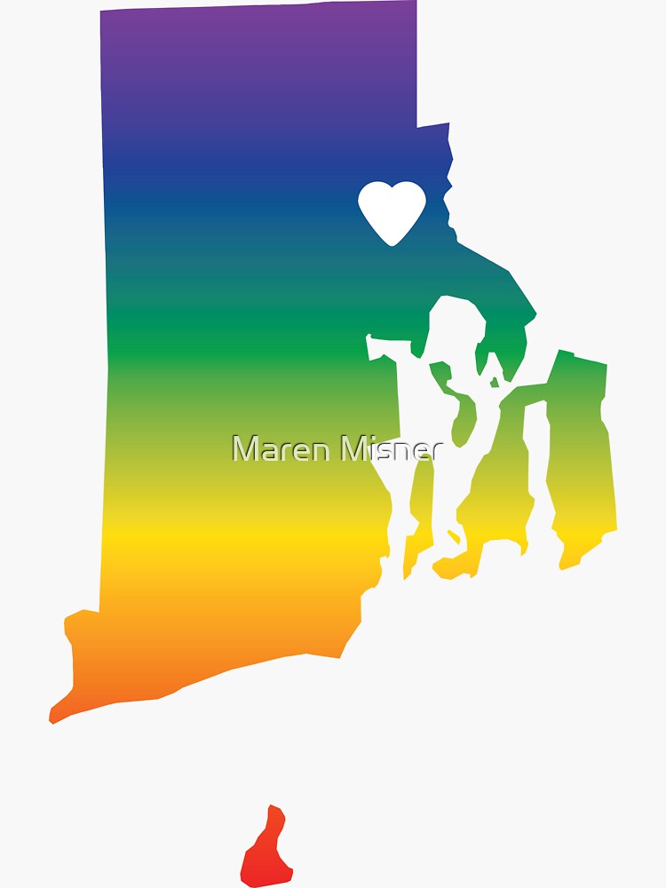 "Rhode Island Pride" Sticker for Sale by marenmisner | Redbubble