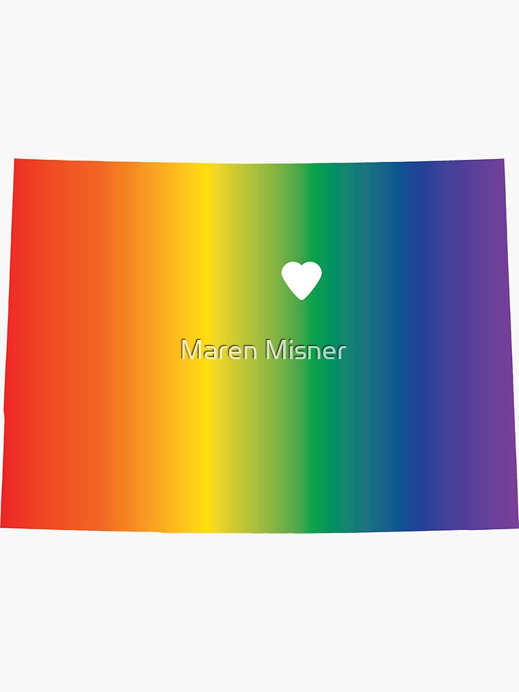 "Colorado Pride" Sticker by marenmisner | Redbubble