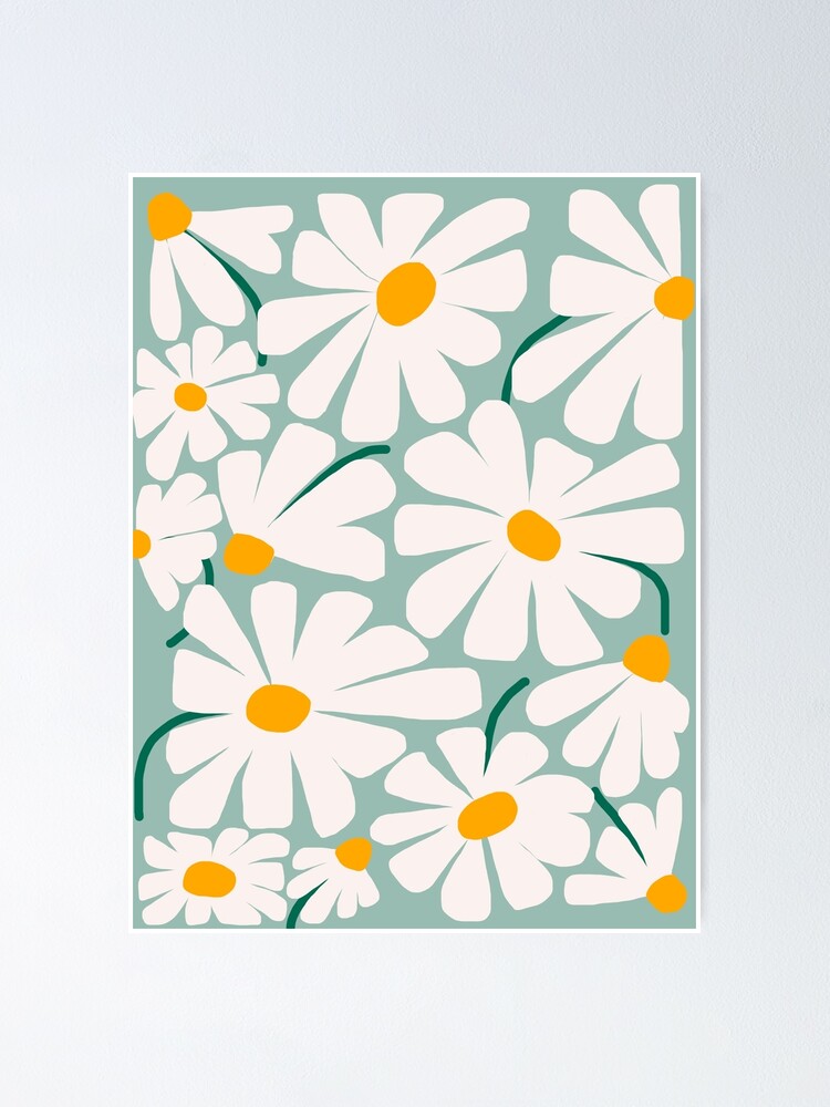 "Daisy fresh" Poster for Sale by galeswitzer | Redbubble