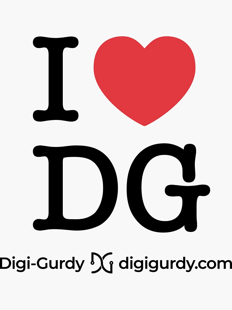 "Digi-Gurdy collection - ILDG classic" Sticker for Sale by ideavolant ...