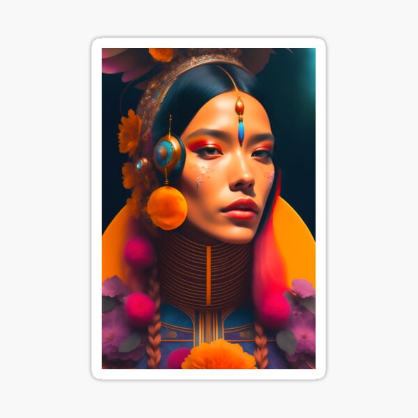 "Xilonen Chantico, The Aztecs - 1000 light years ahead" Sticker for ...