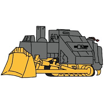 "Killdozer cutout" Sticker for Sale by TaxThisFedBoy | Redbubble