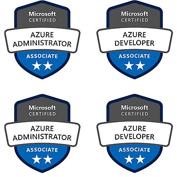 "Azure Certification Sheet Admin and Dev Associates R01" Sticker for ...