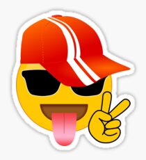 Peace Out Emoji: Stickers | Redbubble
