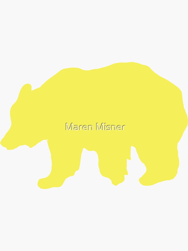 "Lemon Bear" Sticker for Sale by marenmisner | Redbubble