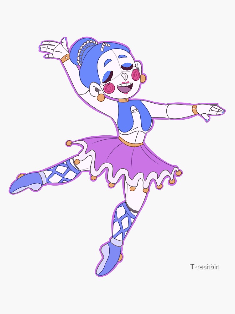 "Ballora" Sticker for Sale by T-rashbin | Redbubble