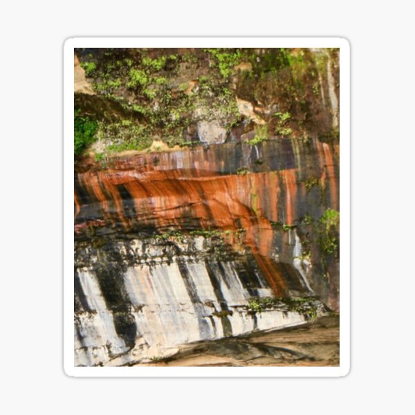 "Detail of Pictured Rocks National Lakeshore" Sticker by StudioDesigns ...