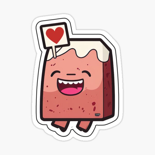 "Cute Corned-Beef Character spreads love" Sticker by DailyDragon ...