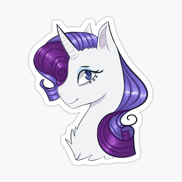 "MLP My Little Pony Rarity" Sticker for Sale by dawnyspirits | Redbubble